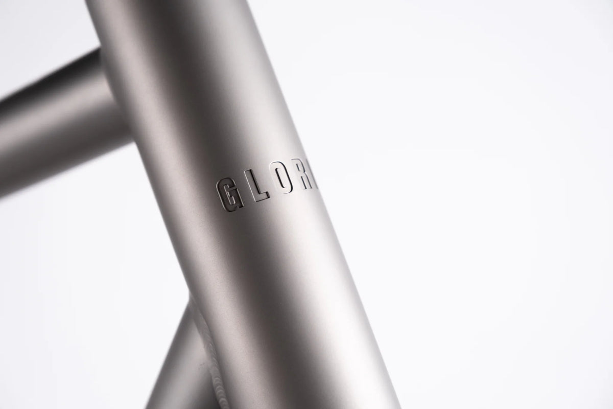 Frameset - Gloria Titanium All Road - Sand Blasted Finish - Non Integr ...